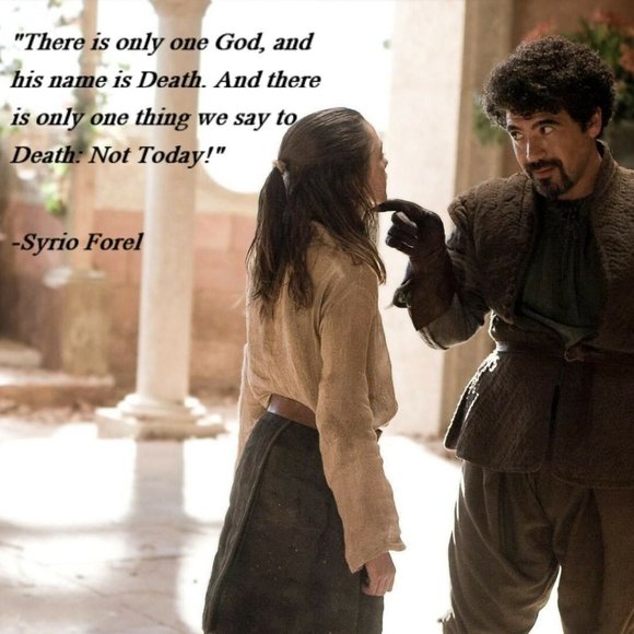 Wall Decor | Syrio Forel Movie Quote Photo 11x14 | Poshmark